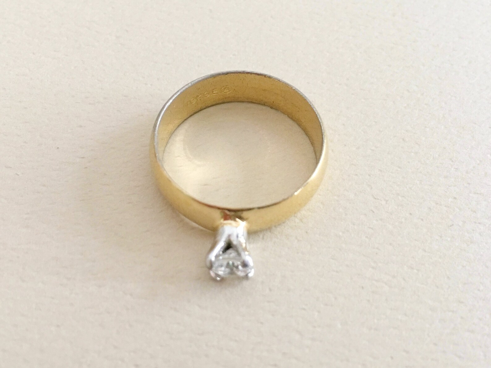 Fake Engagement Ring Vintage Jewelry Vintage Ring - Etsy