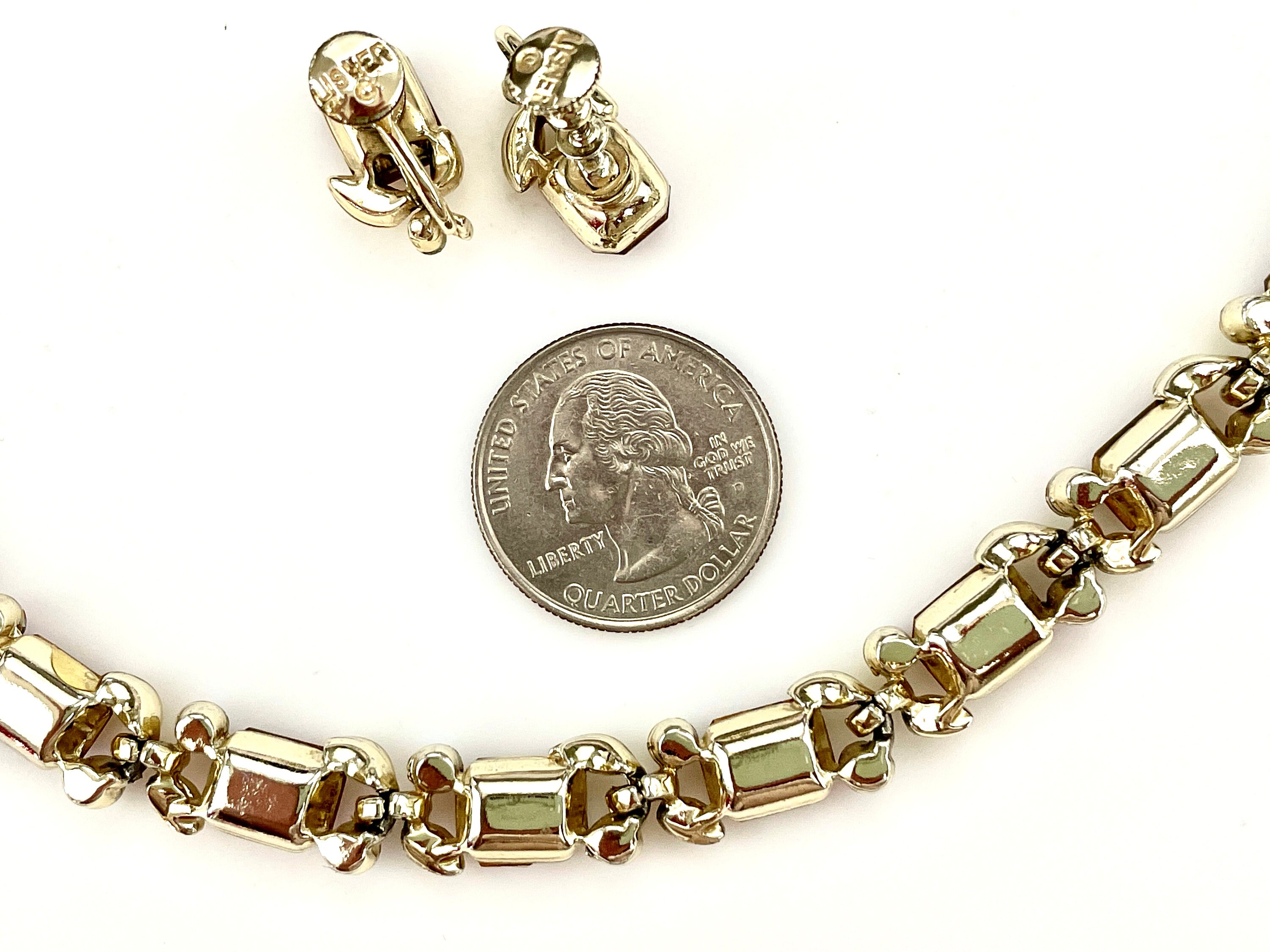 60s Rhinestone Jewelry Set for Women 1960s Vintage 16 | Etsy