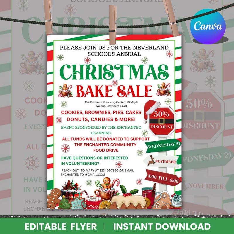 Bake Sale Posters - Etsy