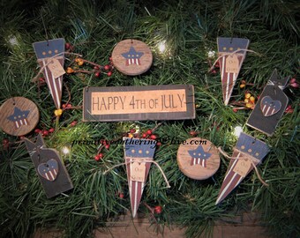 Primitive Old Glory Sign - Etsy