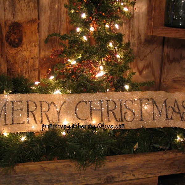 Farmhouse Christmas Banner - Etsy