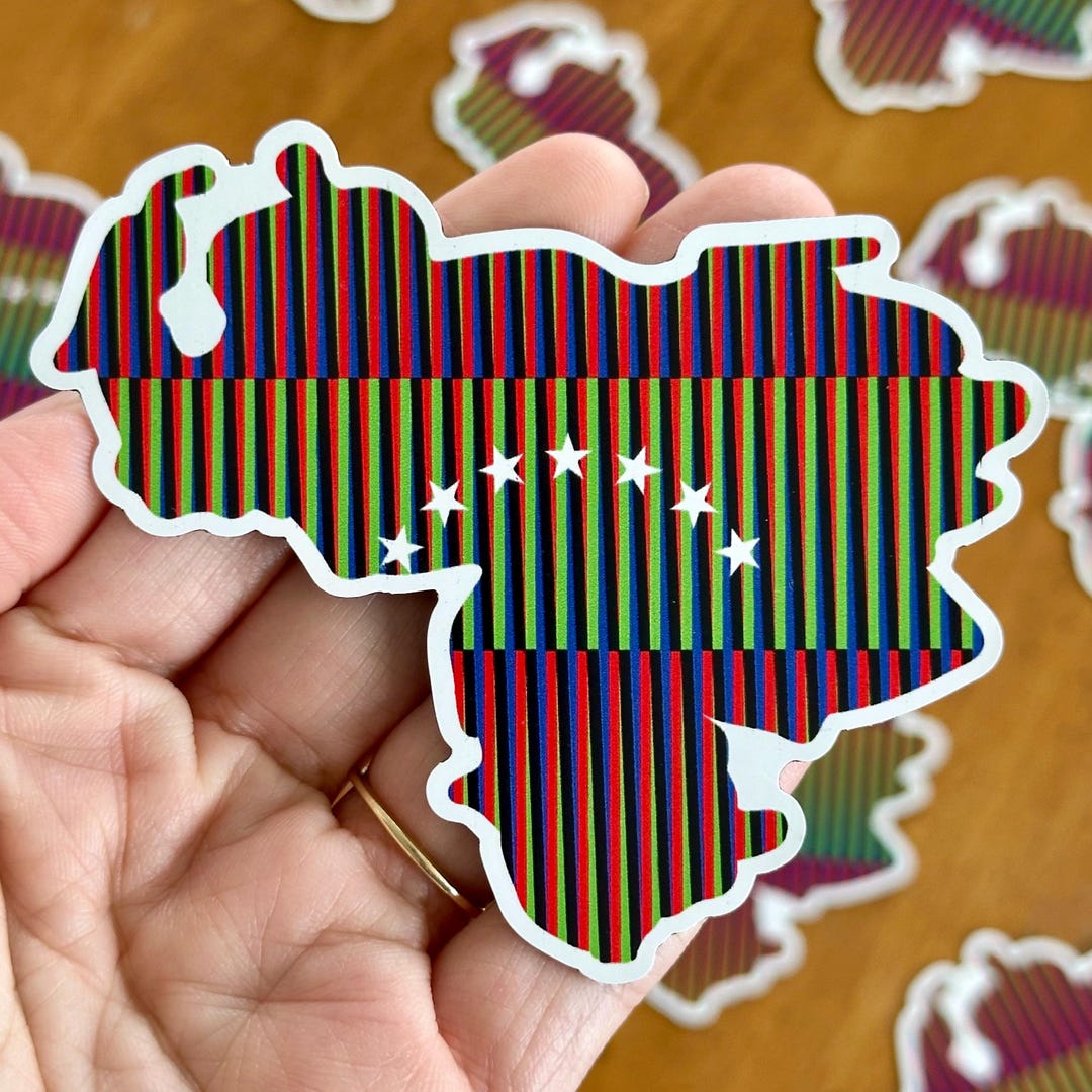 Venezuela Map Magnet - Etsy