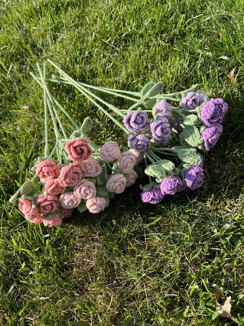 Crochet Rose, Sunflower, Birthday Gift, Peony, Mother's Day Gifts ...