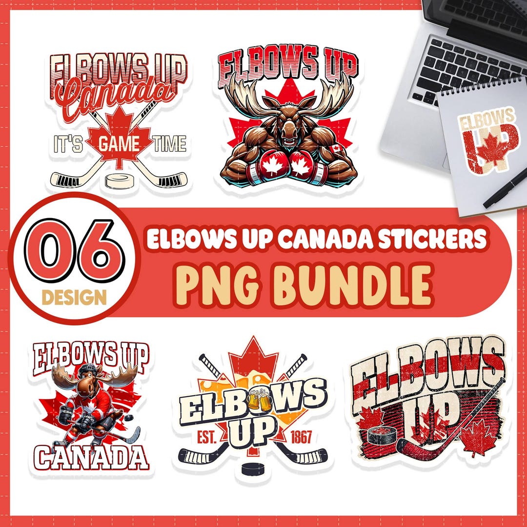 Elbows up Canada Sticker Png, Canada True North Strong and Not for Sale ...