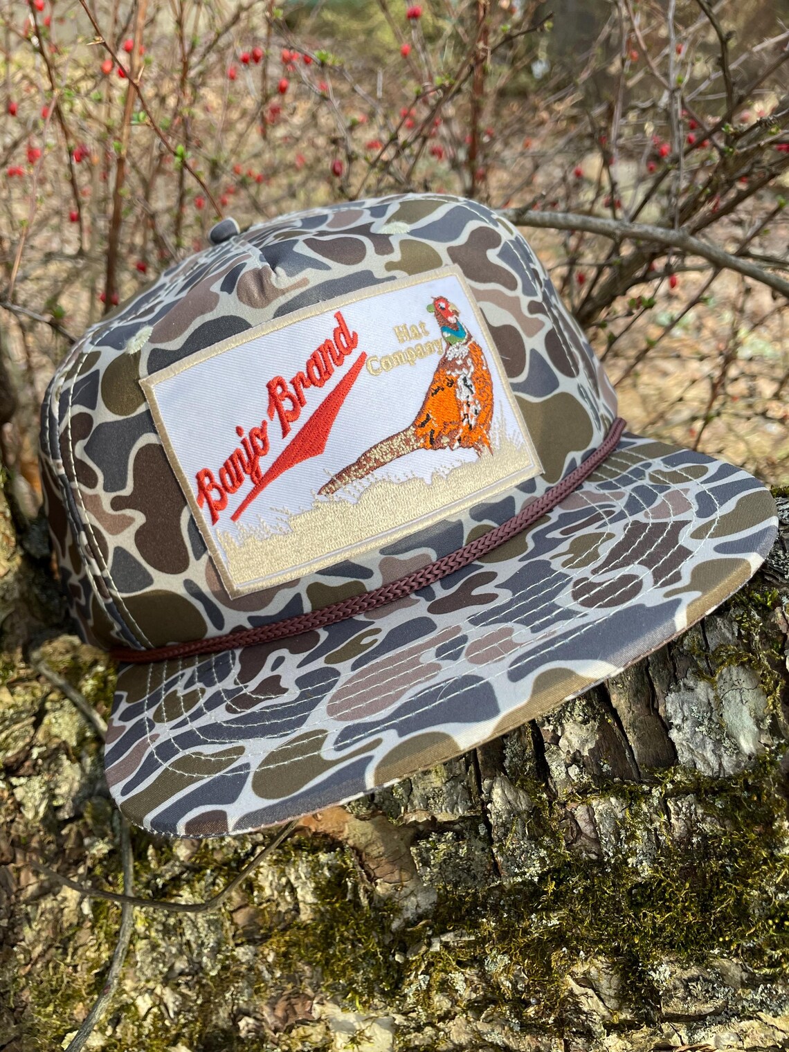 BBHC Pheasant Swamp Camo Flat Brim Snapback Hat - Etsy