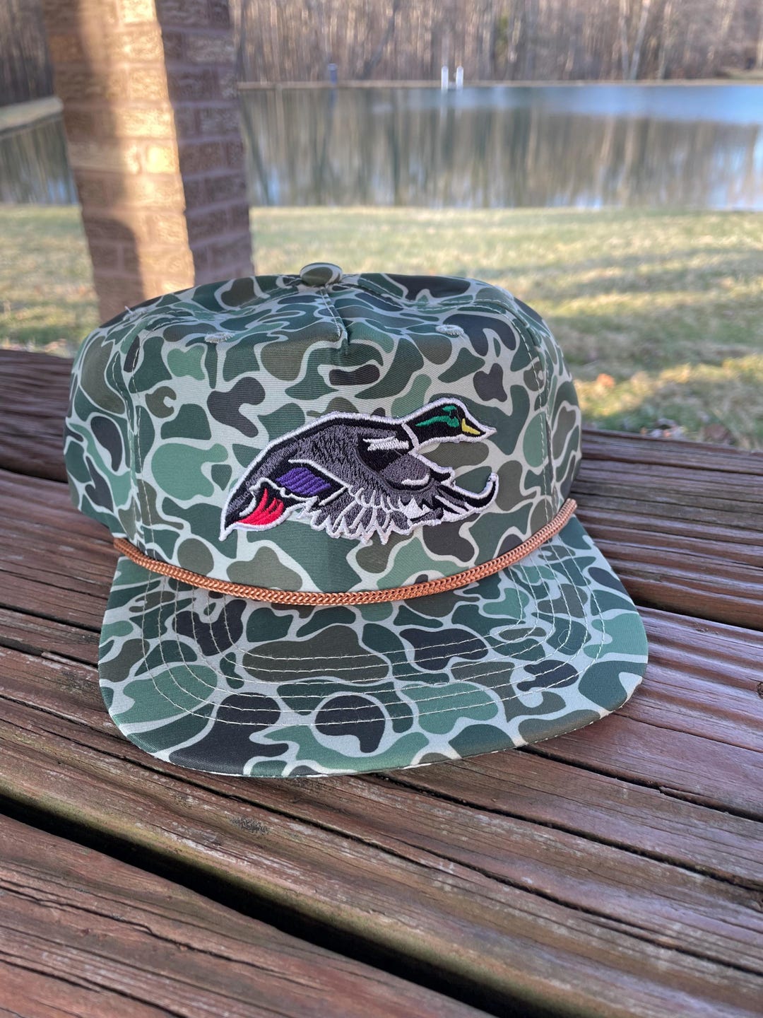 Mallard Duck Jungle Camo Snapback Hat - Etsy