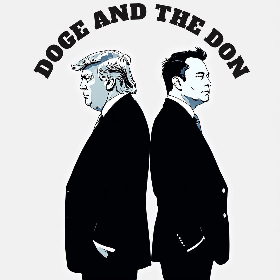 DOGE and THE DON Poster - Etsy