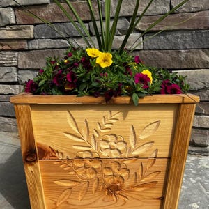 Outdoor Cedar Planter Box - Etsy