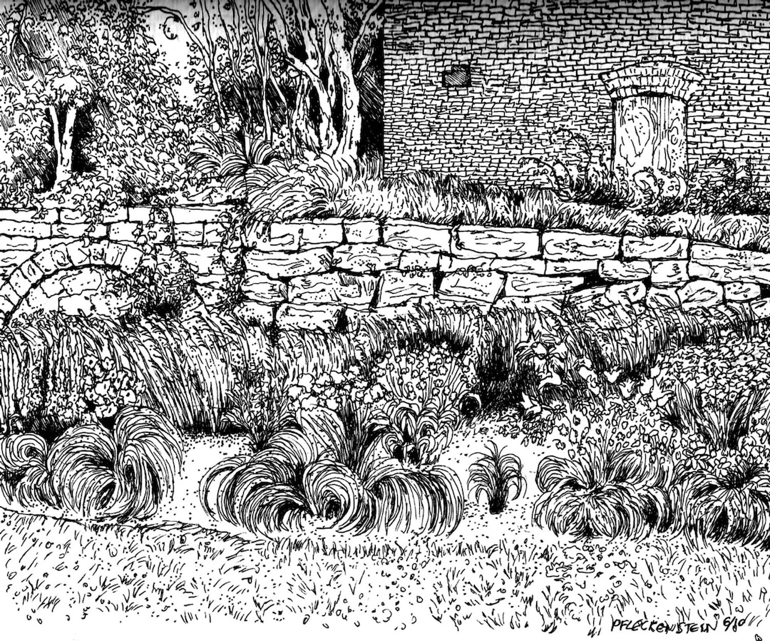 Landscape Nature Coloring Page - Instant Printable Download - a Picture ...