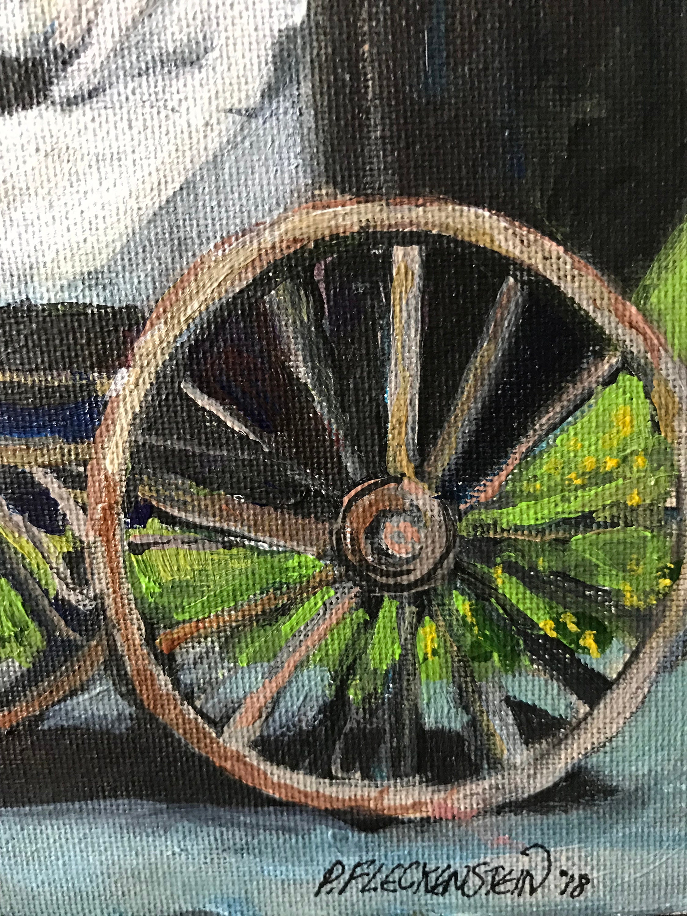 Amish Country Landscape-amish People Art Print From My Original Acrylic ...