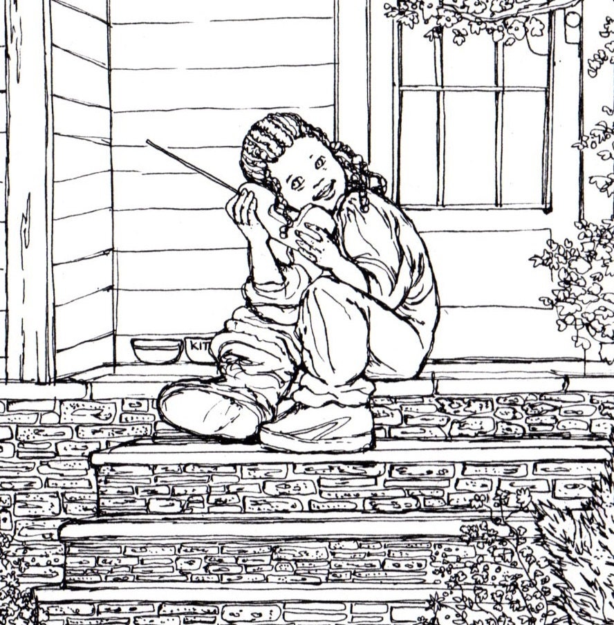 Instant COLORING PAGE to Download and Print - Nostalgic Childhood ...