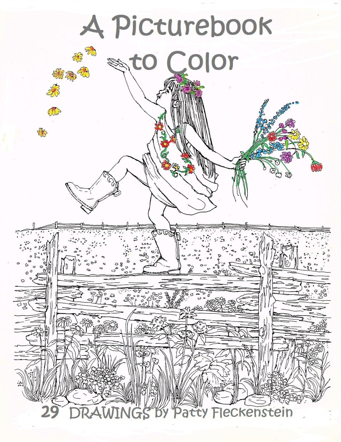 Adult Coloring Page - Mom and Kids Playing in the Park - Instant ...