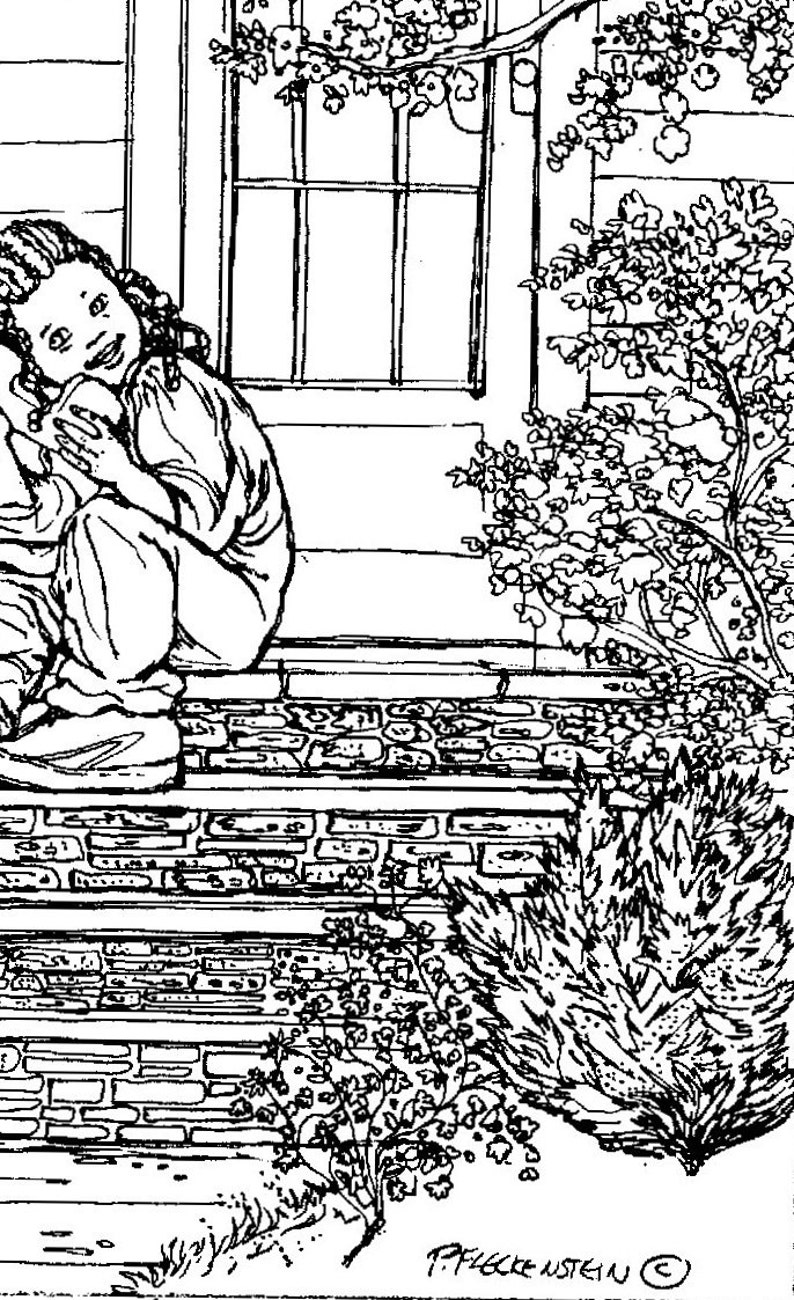 Instant COLORING PAGE to Download and Print - Nostalgic Childhood ...