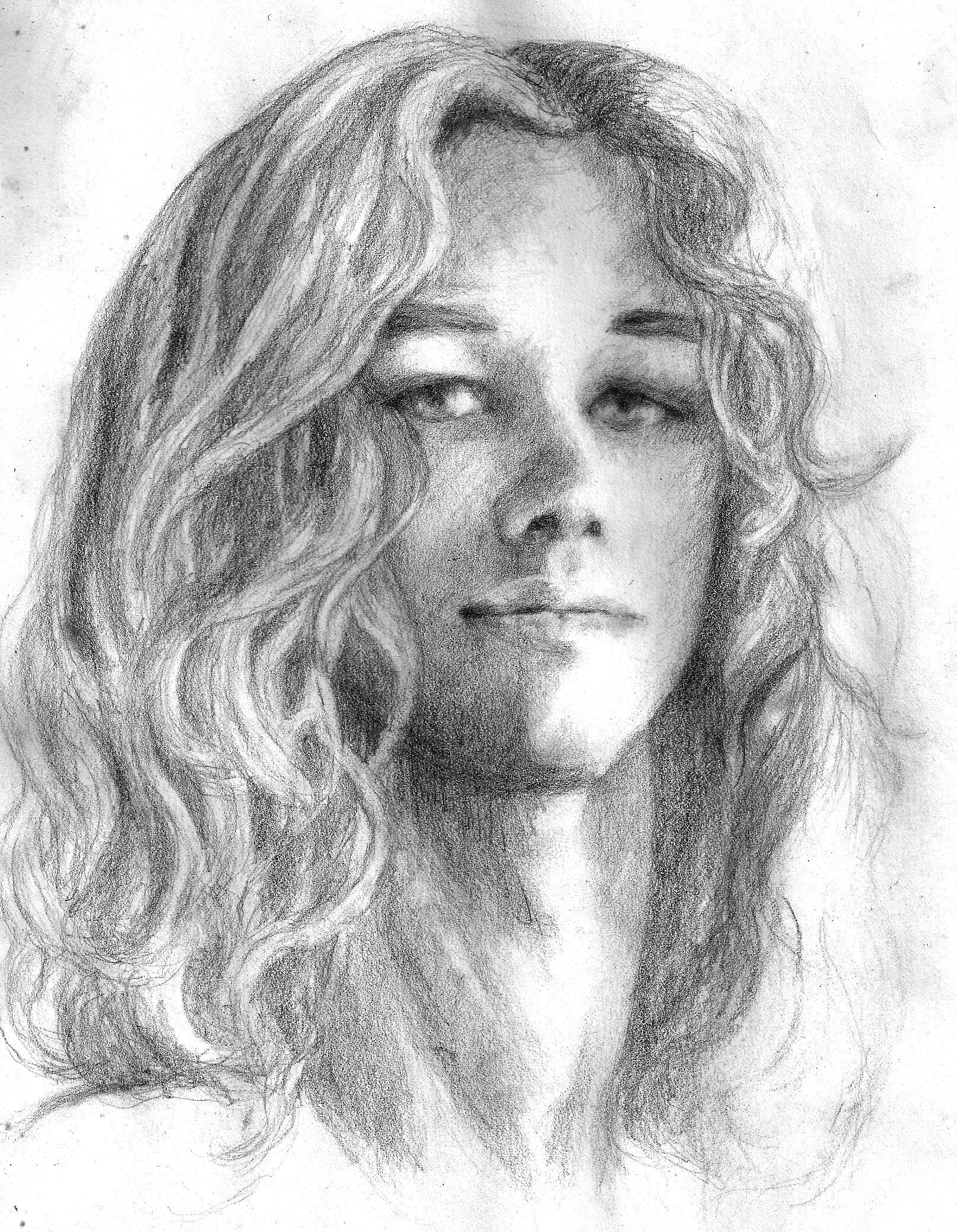 People Portrait From Photo, Hand-drawn Realistic Original Custom Pencil ...