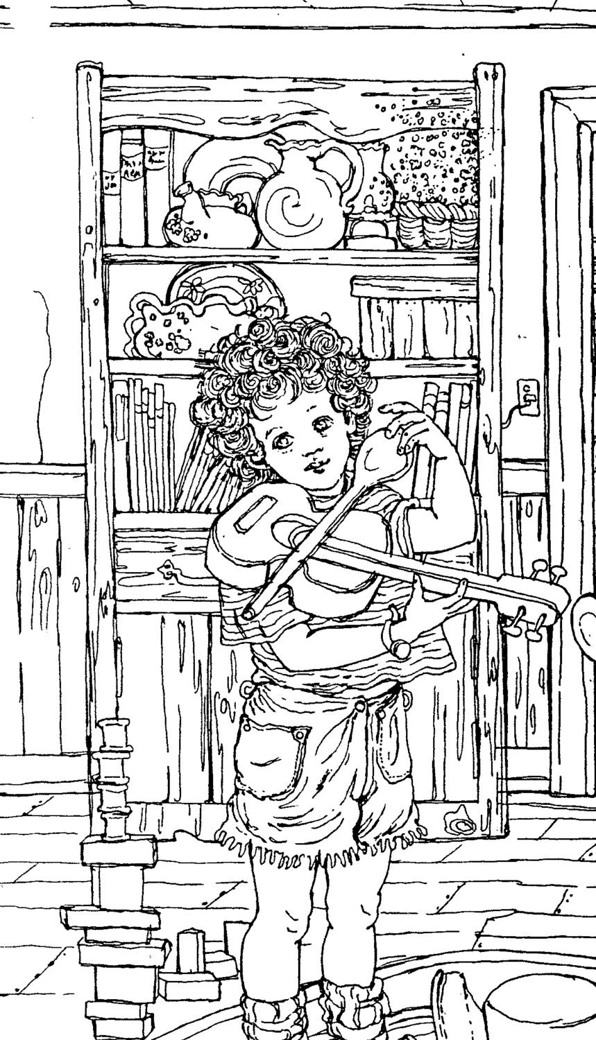 Instant COLORING PAGE to Download and Print - Nostalgic Childhood ...