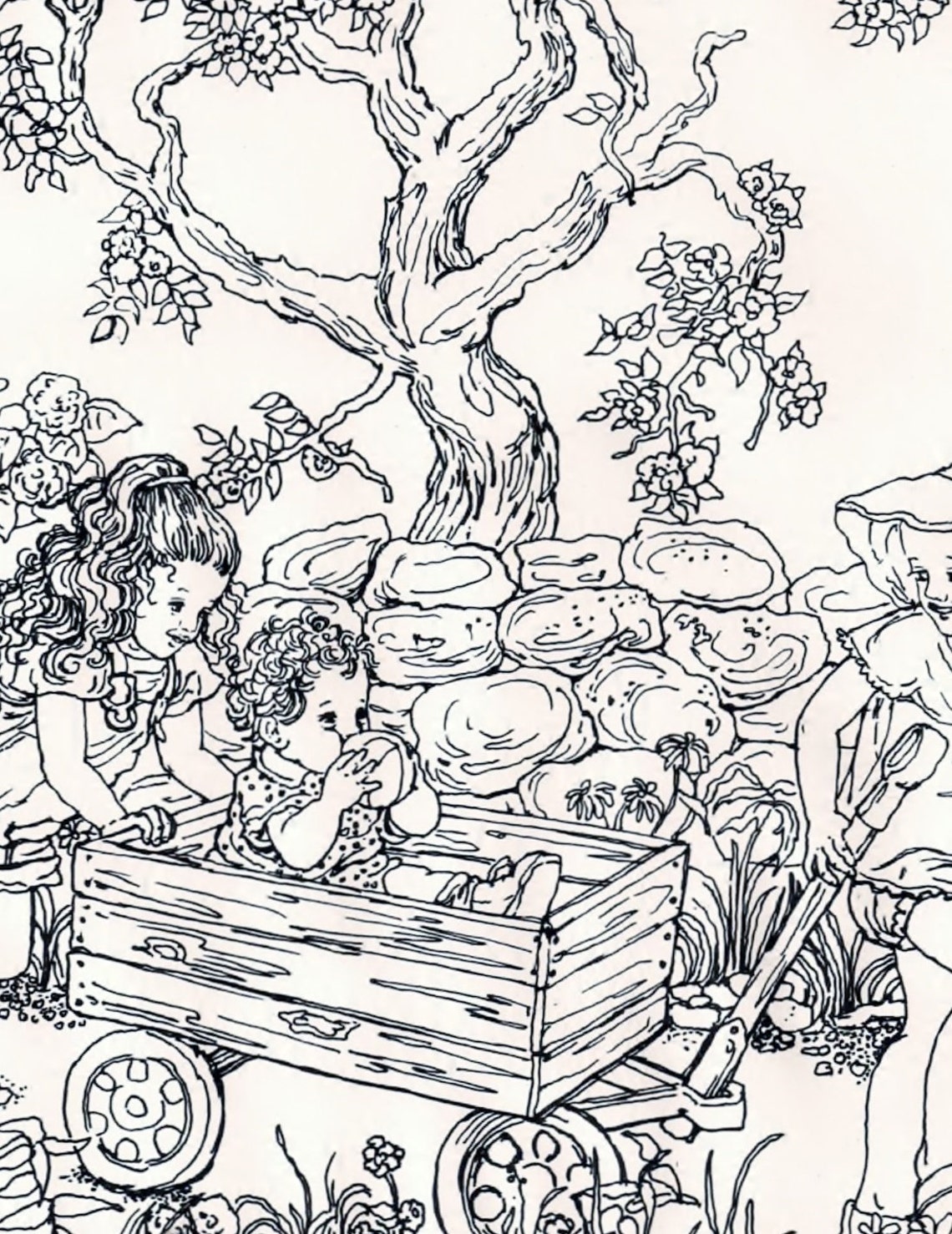 Instant COLORING PAGE to Download and Print Nostalgic Childhood ...