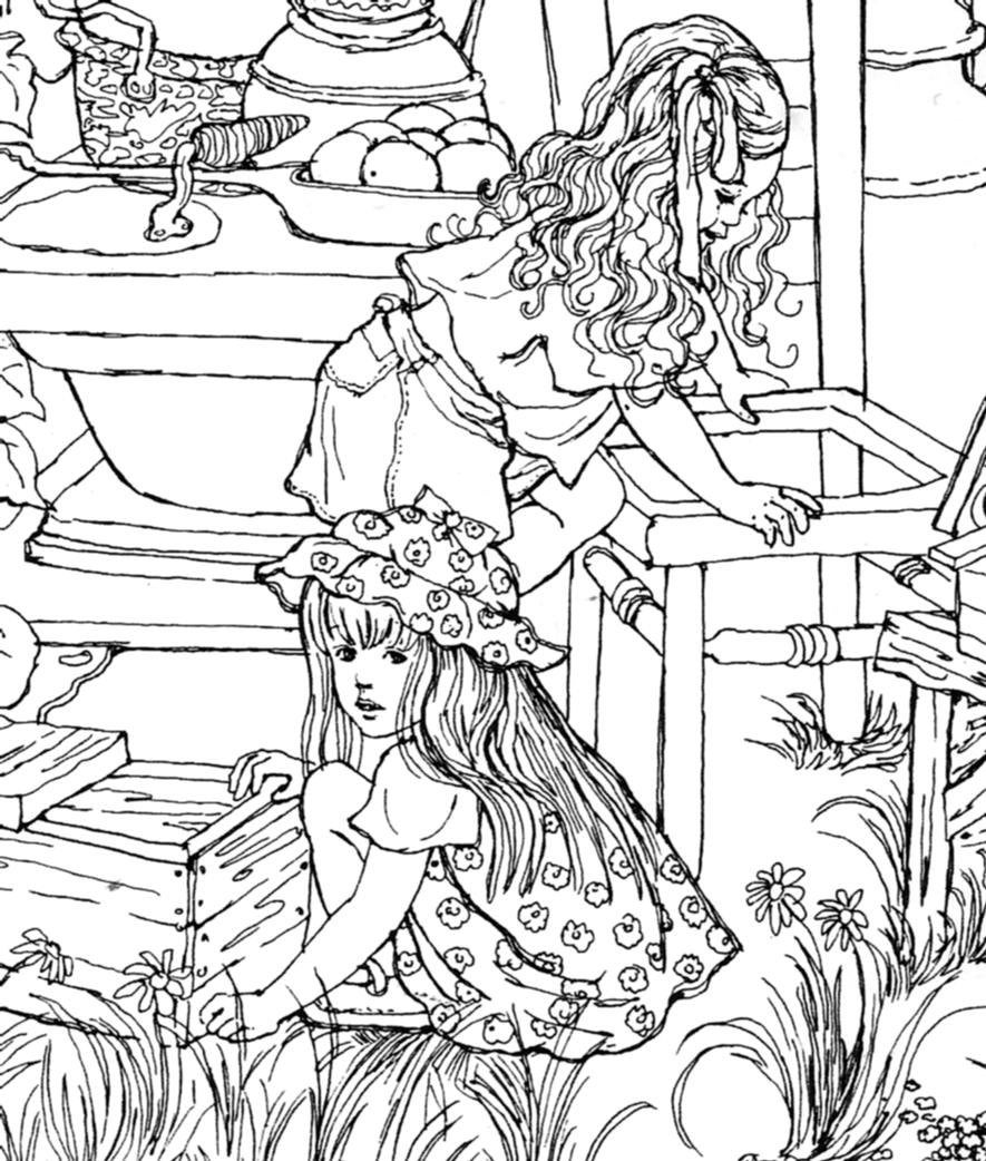 Barn Sale Coloring Page, Instant Printable Download, Realistic Drawing ...