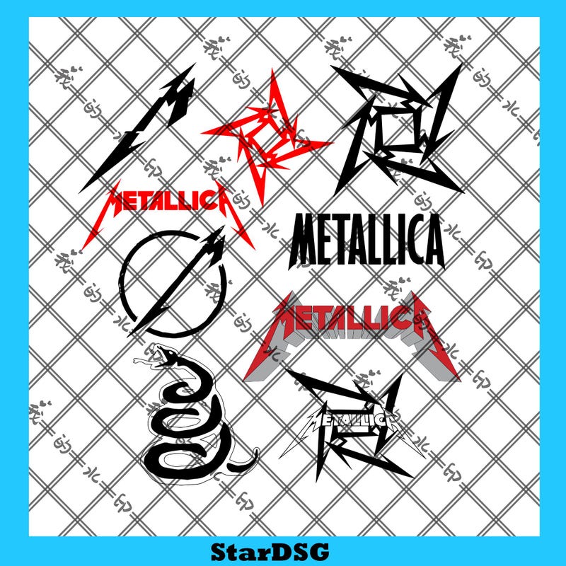 Metallica Svg - Etsy