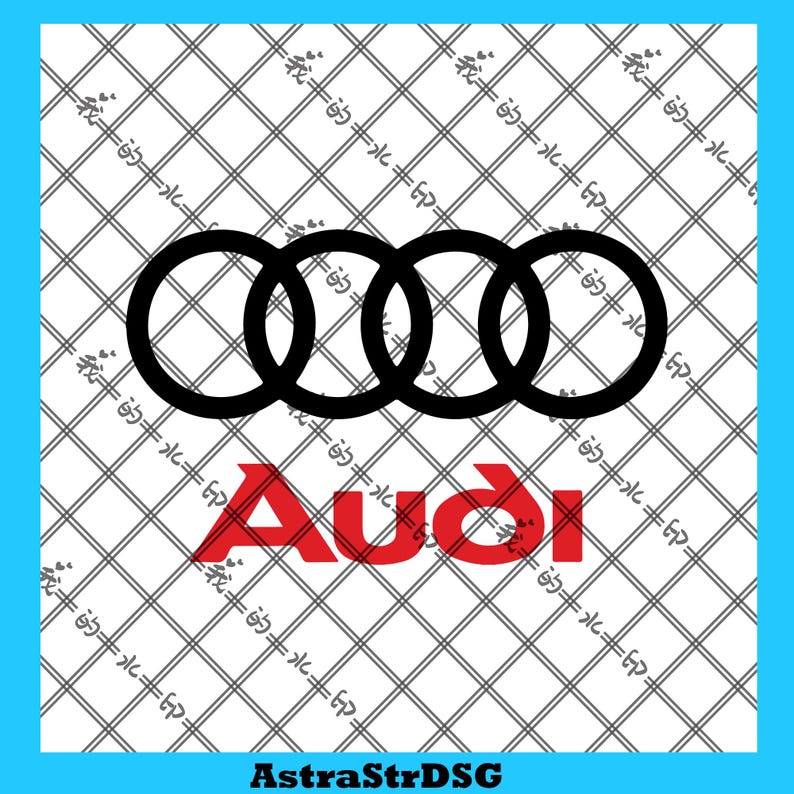Car Logo, Car Brand Vector, Audi Logo Svg Pdf, Png Logo Stickers, RS ...