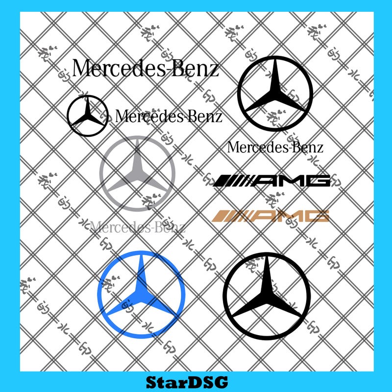 Mercedes Benz Logo - Etsy