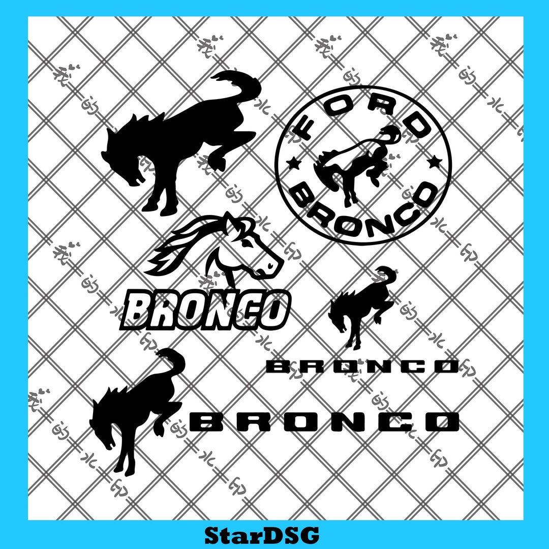 Car Logo, Car Brand Truck Vector, Ford Bronco Logo Svg Pdf, Png, Logo ...
