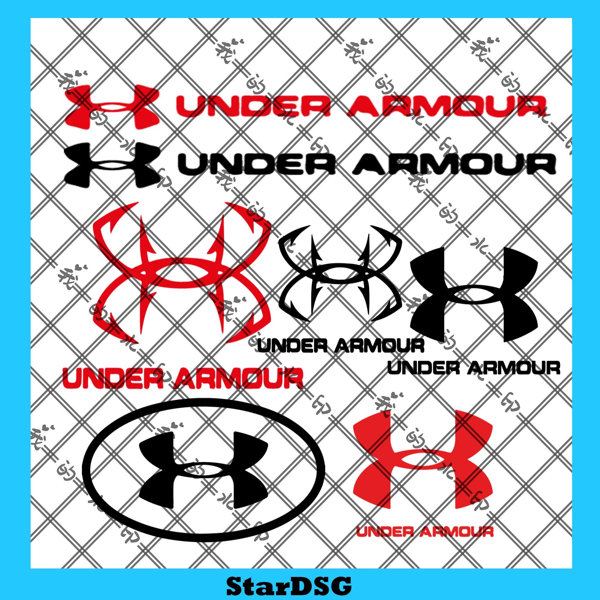 Logo Under Armor Hjemmeplate Under Armour Iron On Etsy