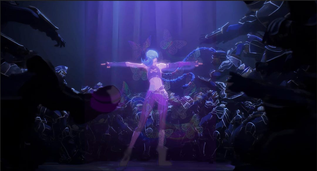 Jinx Battle - 4k HD Quality - Arcane Season 2 - League of Legends - Etsy