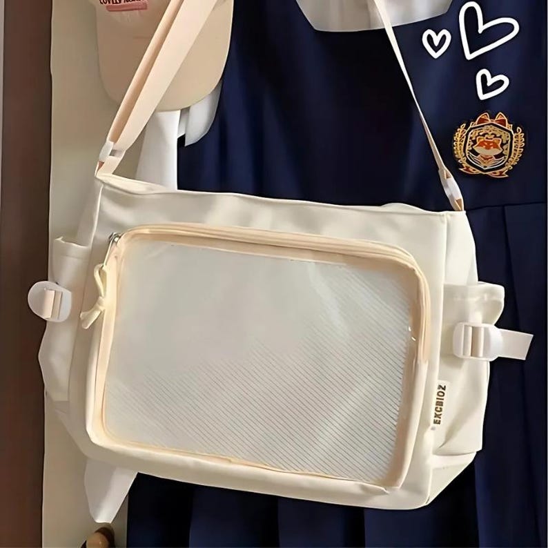 Ita Bag Crossbody, Enamel Pin Display Bag, Anime Ita Bag, Shoulder ...