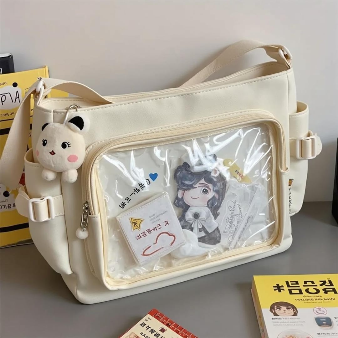 Ita Bag Crossbody, Enamel Pin Display Bag, Anime Ita Bag, Shoulder ...