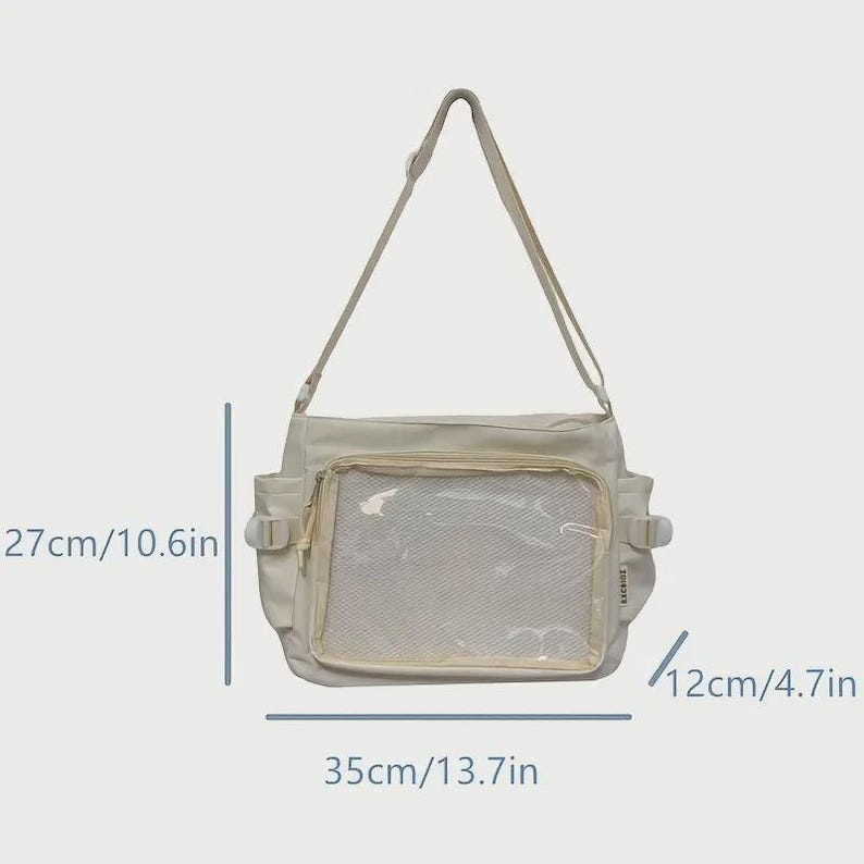 Ita Bag Crossbody, Enamel Pin Display Bag, Anime Ita Bag, Shoulder ...