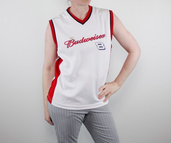 Vintage Budweiser Dale Earnhardt Jr. Basketball Jerse… - Gem