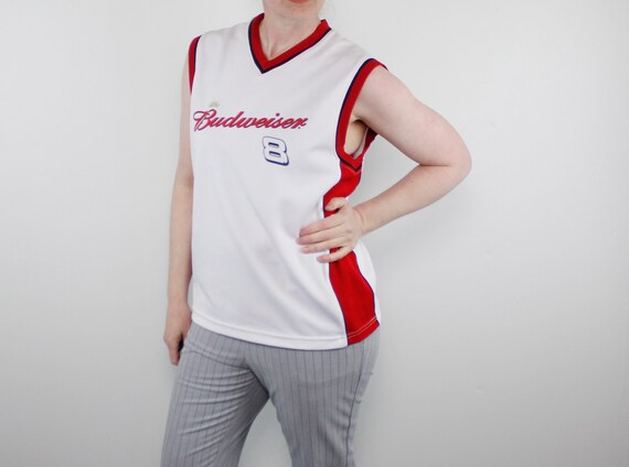 Vintage Budweiser Dale Earnhardt Jr. Basketball Jerse… - Gem