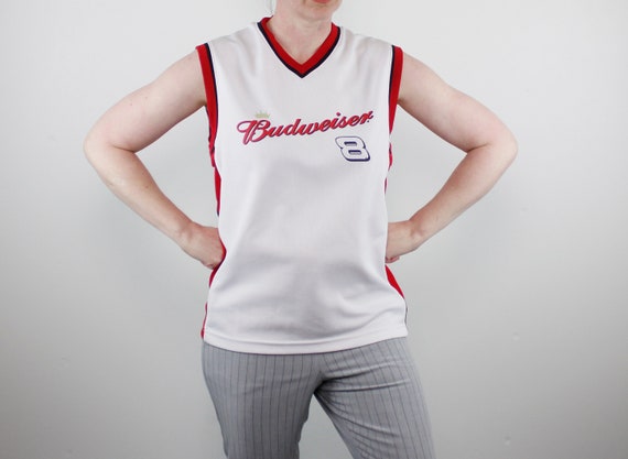 Vintage Budweiser Dale Earnhardt Jr. Basketball Jerse… - Gem