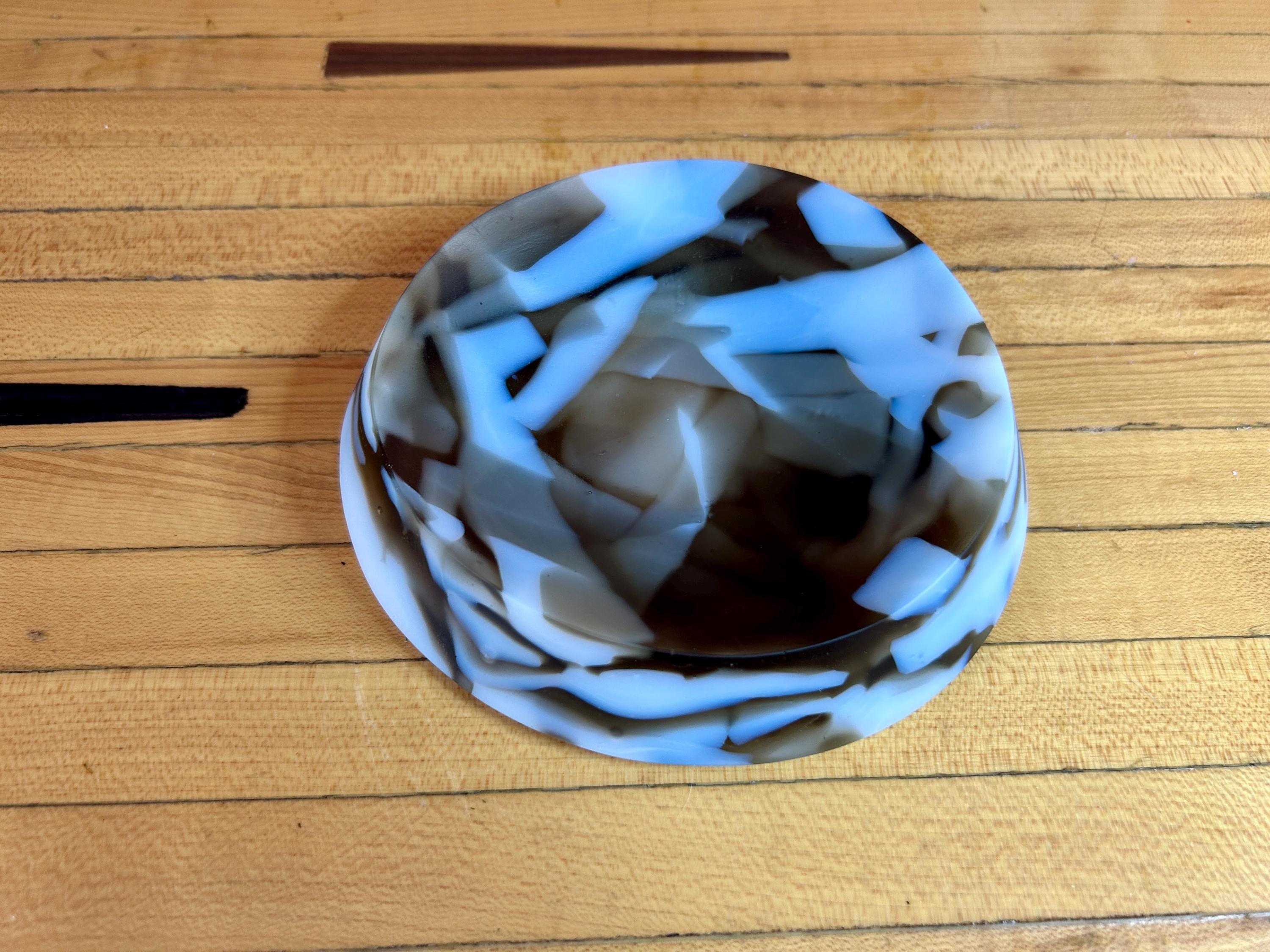 Handcrafted Cast Glass Salt Cellar: Food-safe Kitchen Decor - Etsy