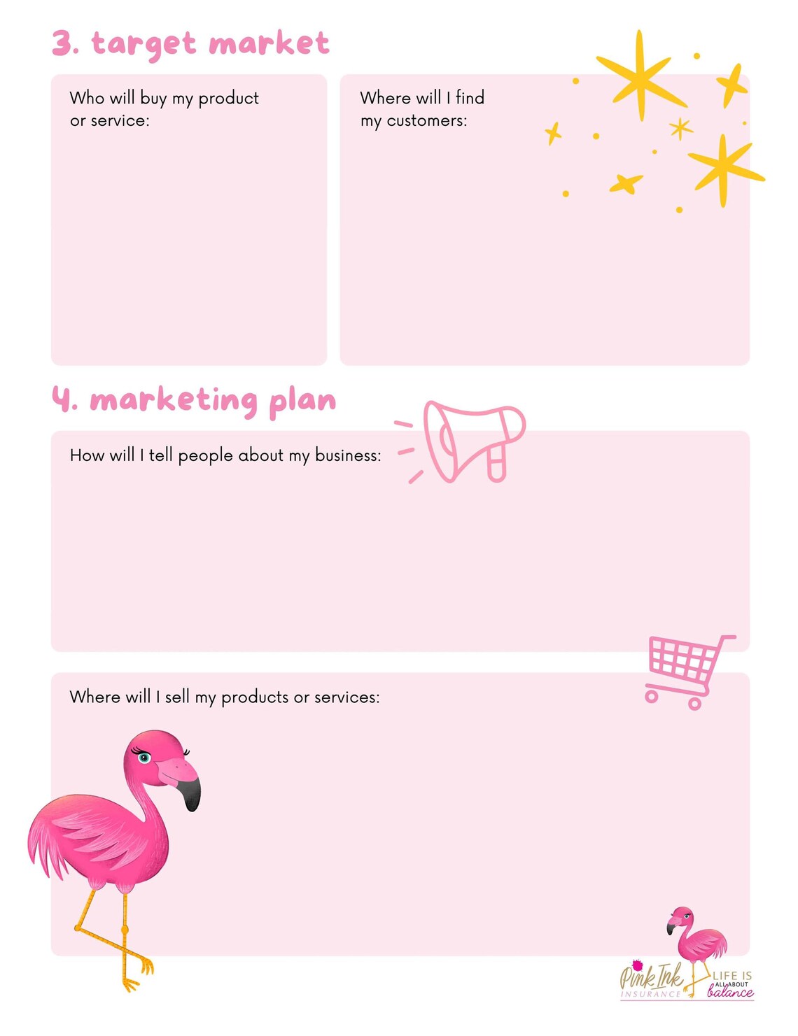 Printable Kids Business Plan | Entrepreneurship Workbook for Kids - Etsy