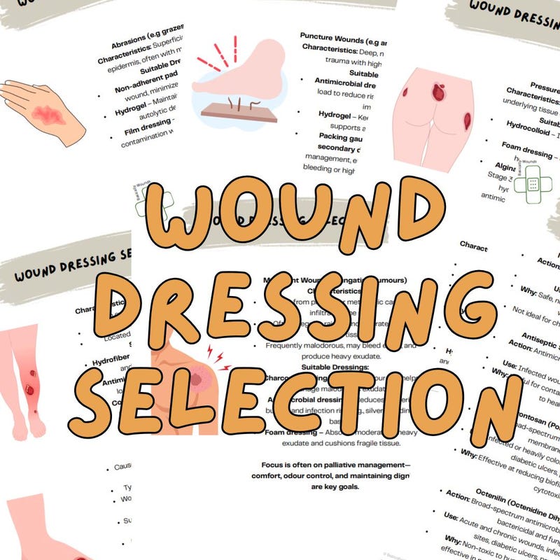 Nurse Wound Guide - Etsy