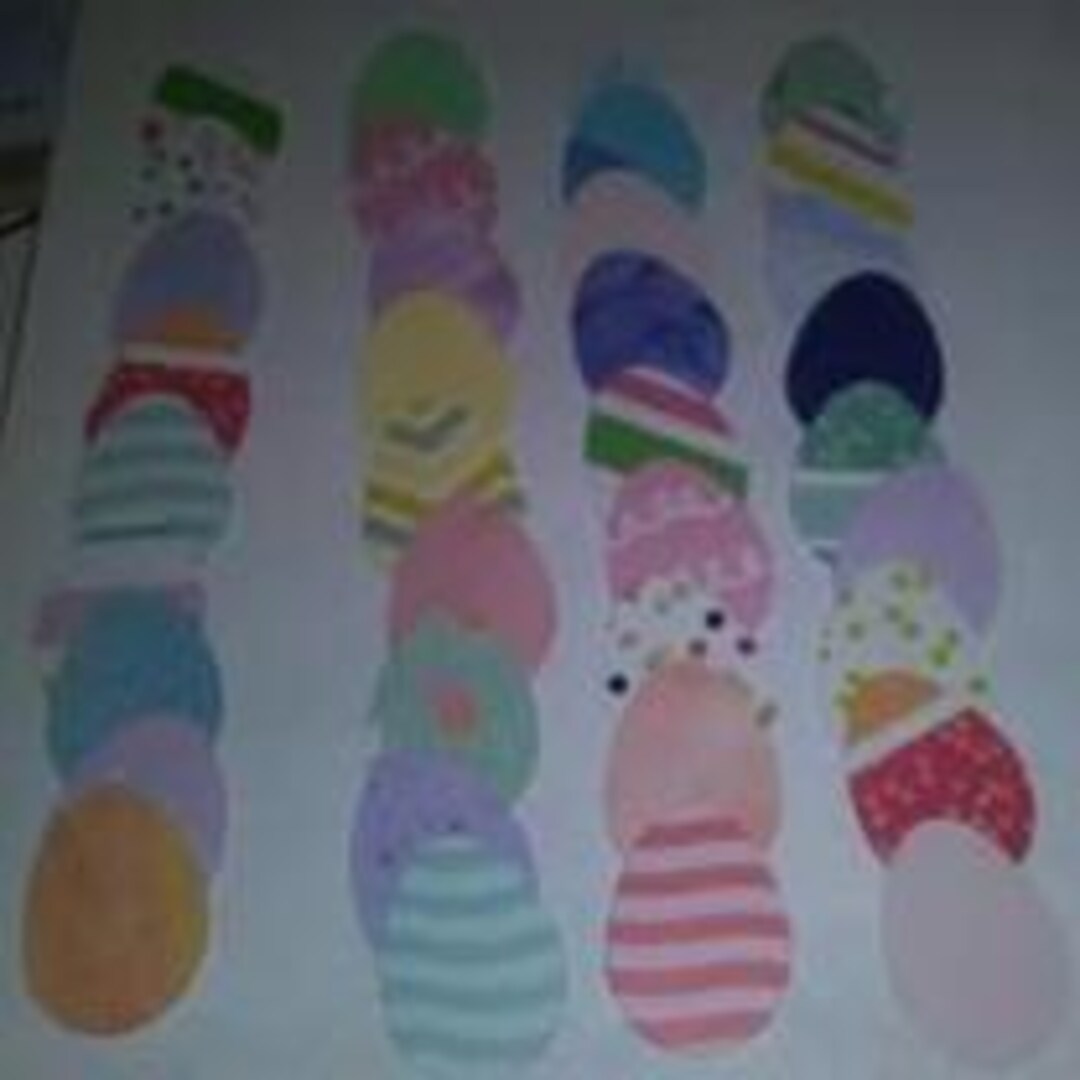 Easter Egg Cutouts - Etsy