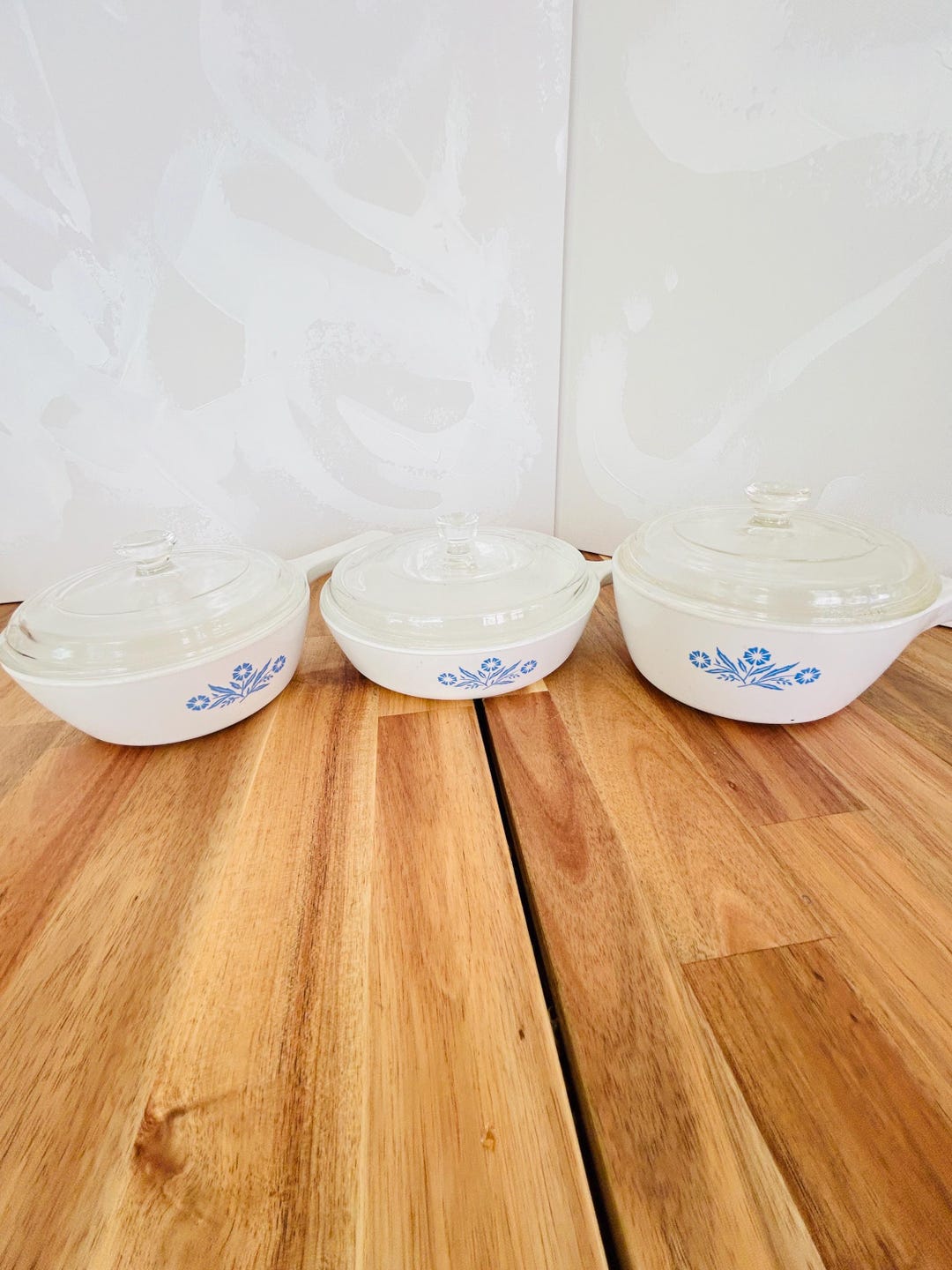 Corning Ware Glass Cookware Set – 3-piece Mixed Series - Etsy