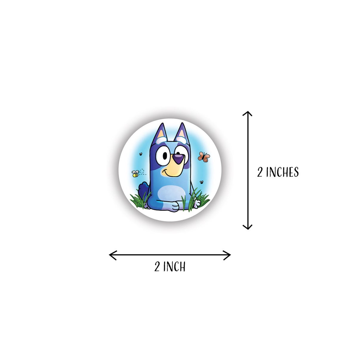 Bluey Sticker – Cute Vinyl Decal, Bluey Dog Sticker, Water-resistant ...