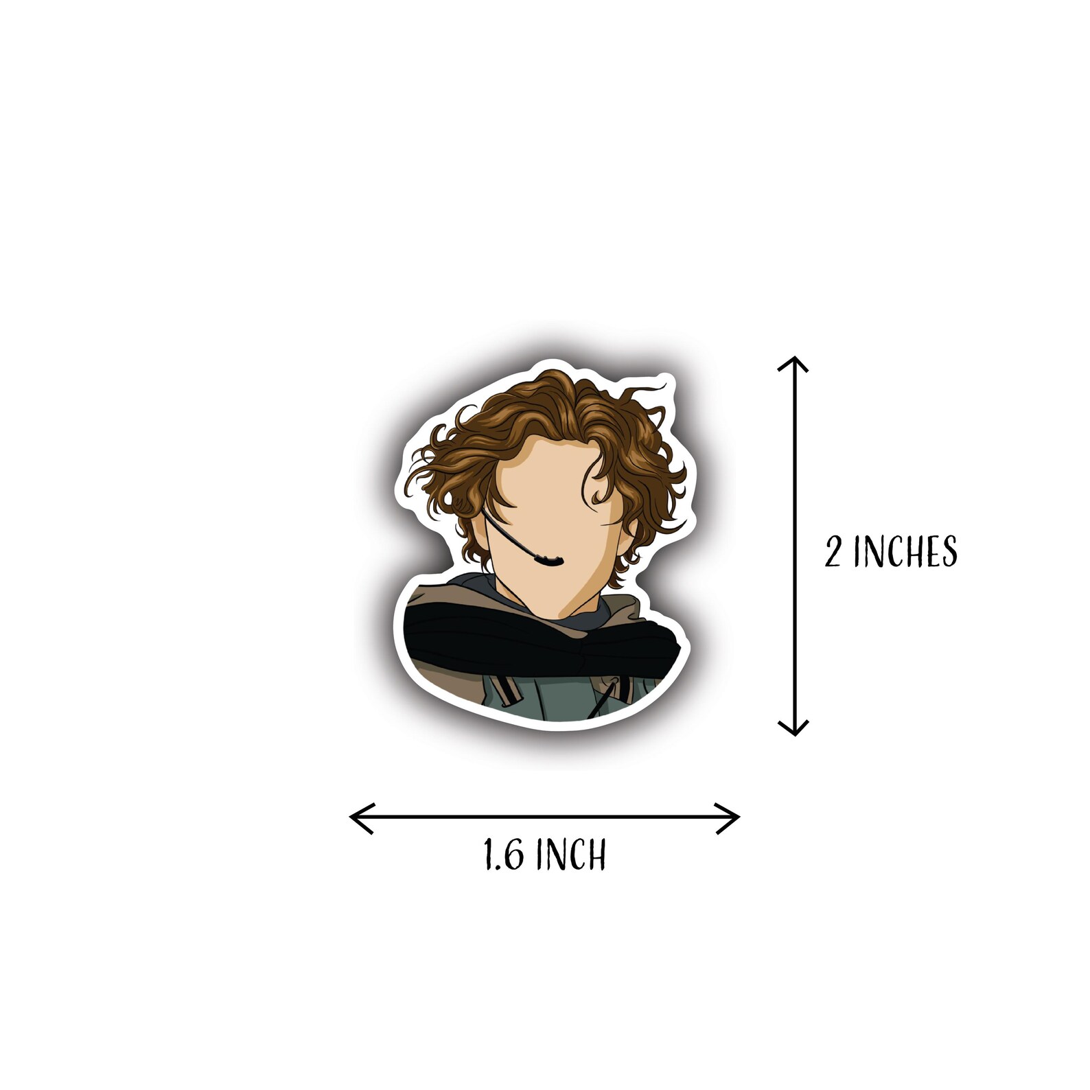 Faceless Paul Atreides Sticker | Dune Vinyl Decal | Sci-fi Art Sticker ...