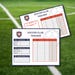 Printable Kids Soccer League, Match Log & Player Stats (PDF Download ...