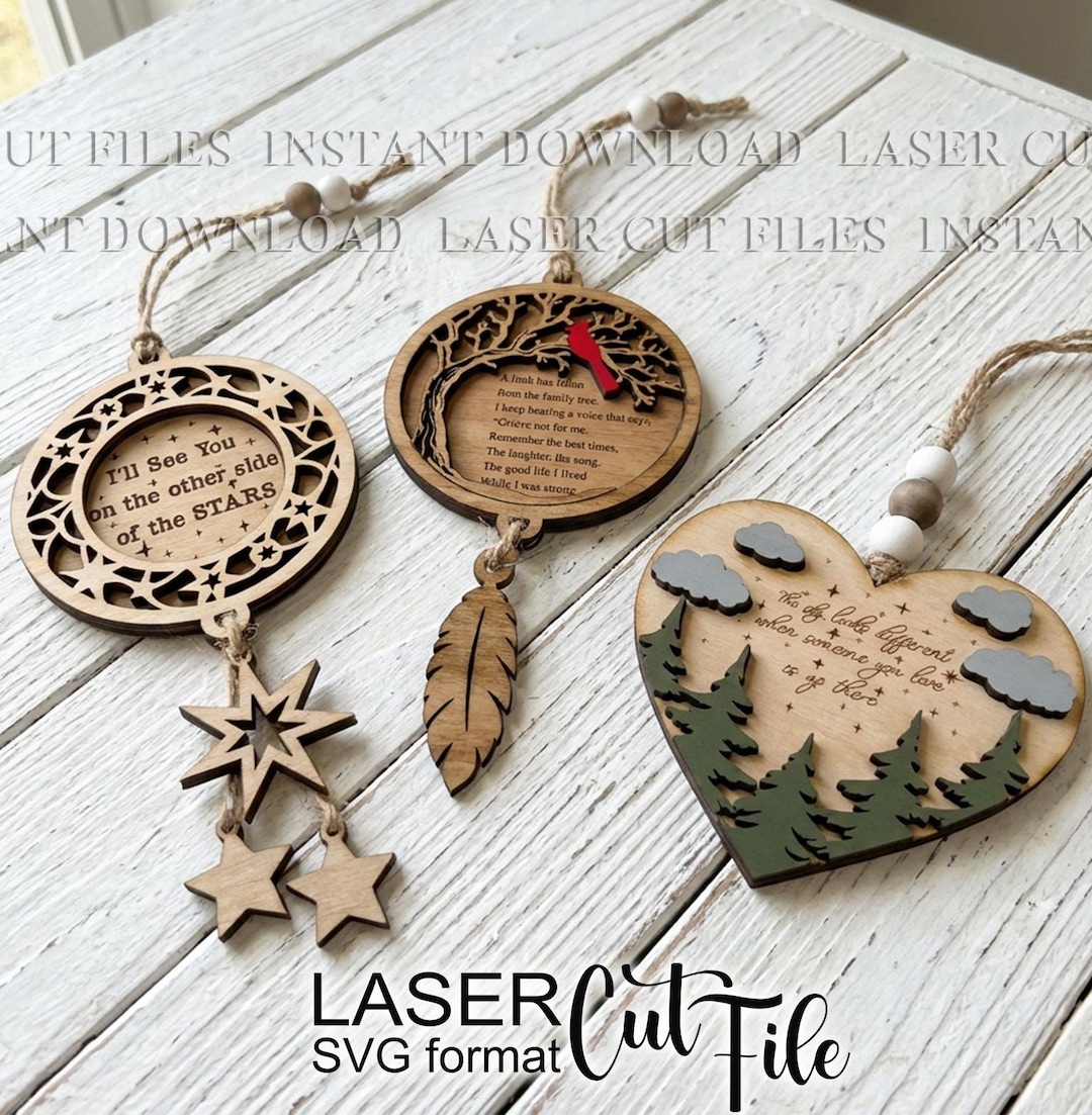 Memorial Ornament SVG Bundle: the Limb Has Fallen, I'll See You on the ...