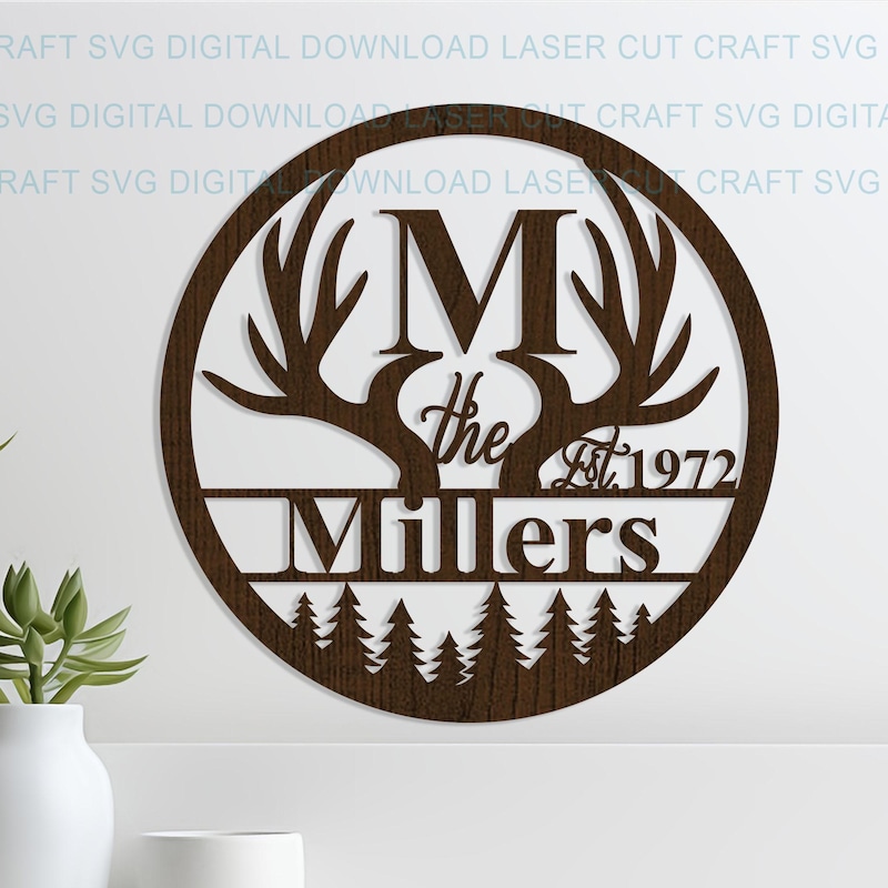 Metal Art Antler Dxf - Etsy