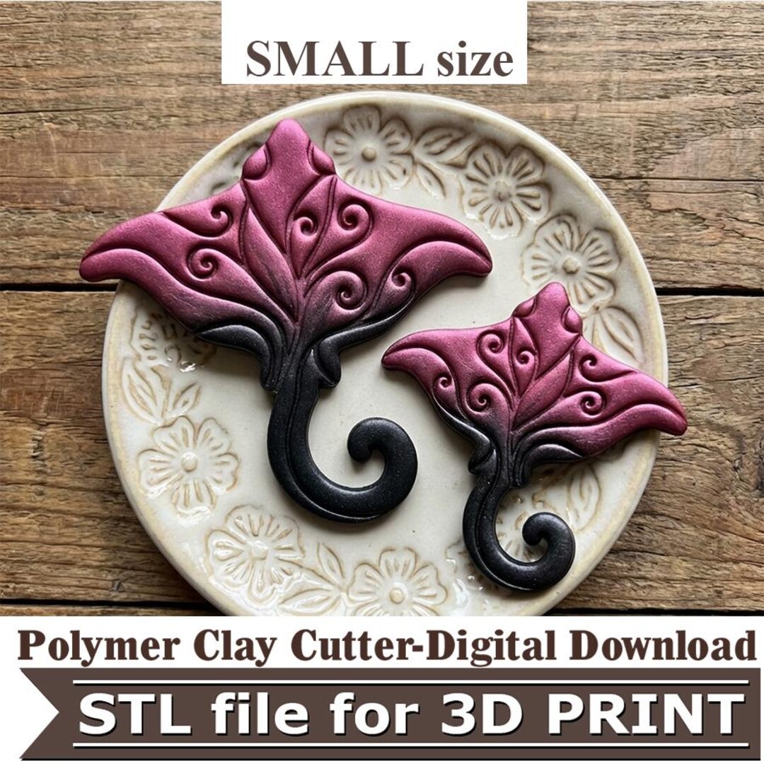 Ocean Animals Catfish STL File Polymer Clay Cutter | Earring Cutter ...