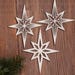 Simple Christmas Stars SVG Laser Cut Template or Craft Machines ...