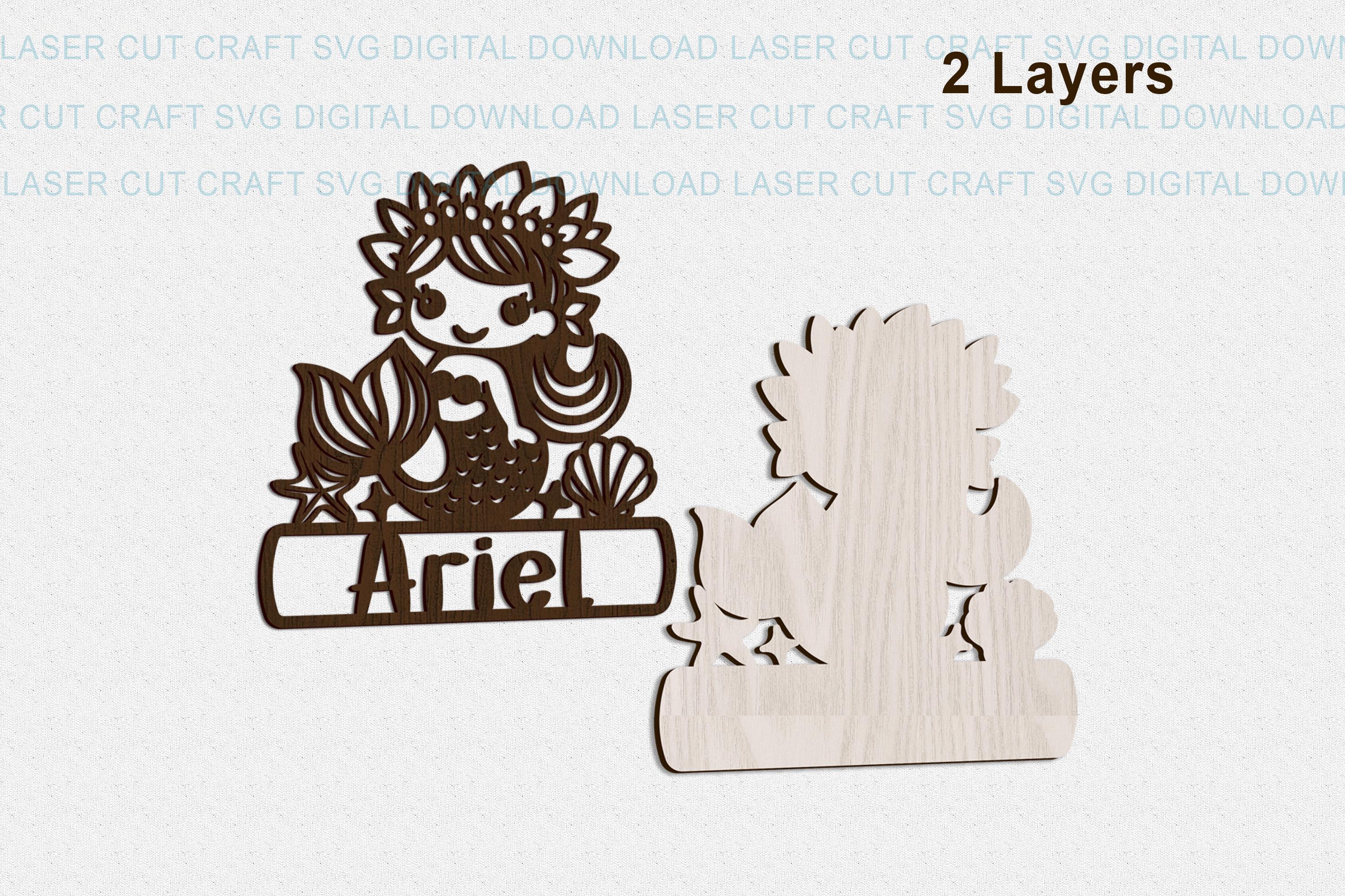 Fairy Tale Name Sign SVG Bundle: Laser Cut Template (digital Download ...