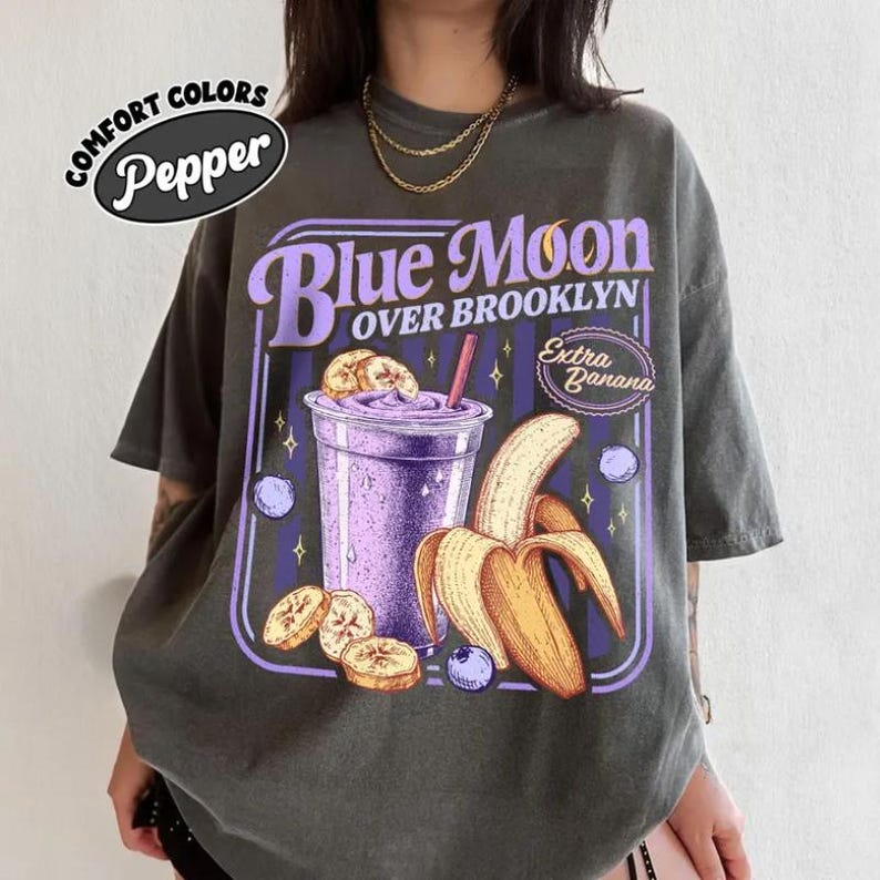 Blue Moon Over Brooklyn Comfort Color Shirt Heated Rivalry Extra Banana ...