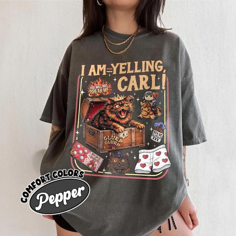 Dungeon Crawler Carl Comfort Color Shirt Princess Donut and Mongo ...