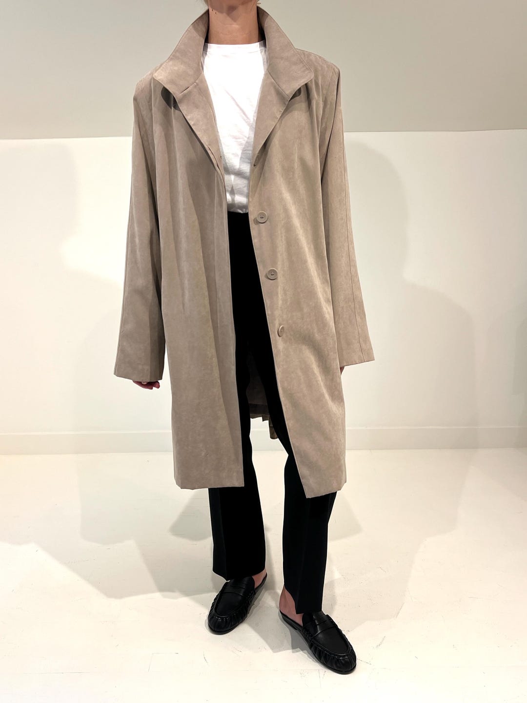 Stone Brushed Suedelike London Fog Vintage Trench Coat - Etsy