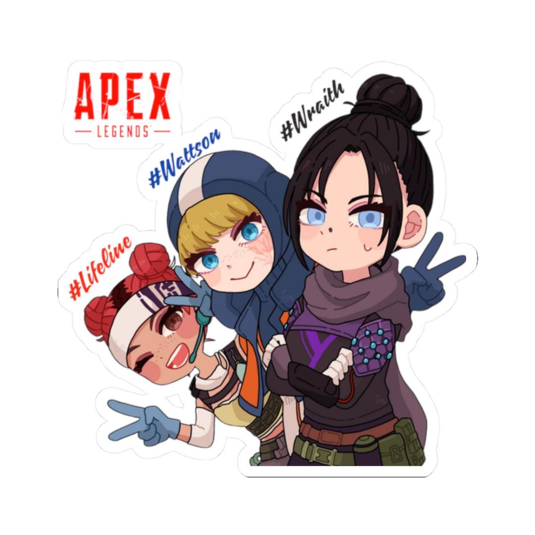 Apex Legends Character Kiss-cut Stickers, Gaming Accessories, Perfect ...